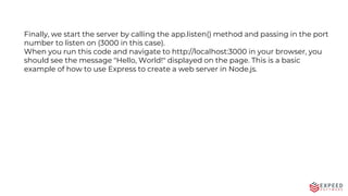 Node JS - A brief overview on building real-time web applications | PPT