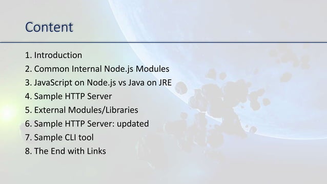 Node.js System: The Approach | PPT