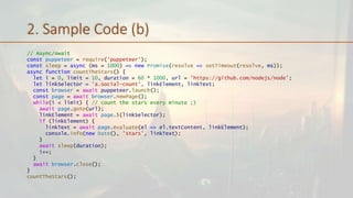 Node.js System: The Landing | PPTX | Web Development | Internet