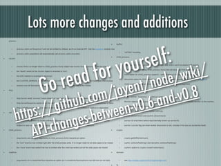 Node.js 0.8 features | PPT