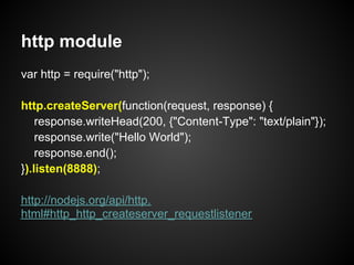 Node.js 1, 2, 3 | PPT