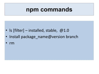 Node.js introduction | PDF | Web Development | Internet