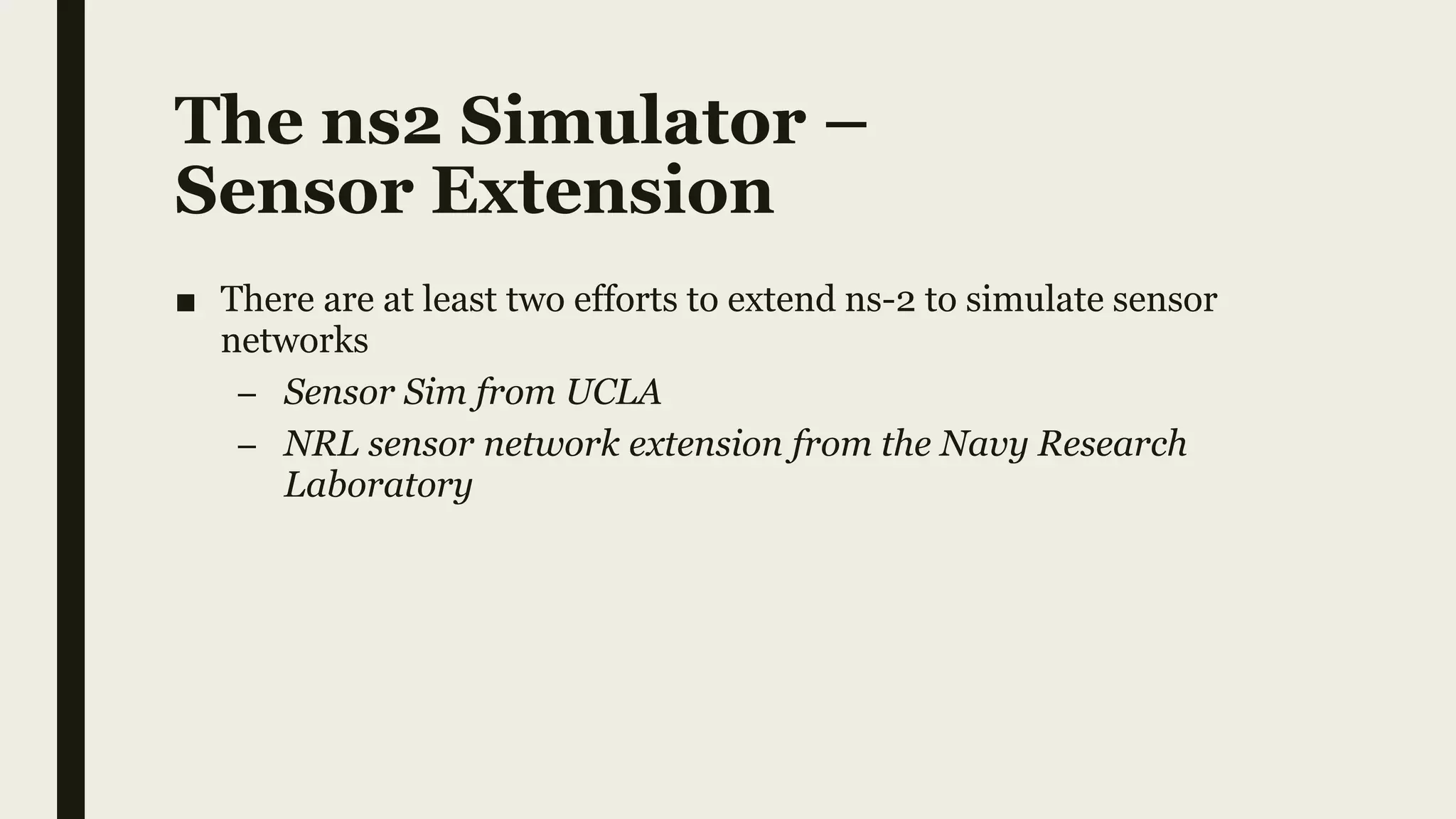 Node level simulators | PPTX