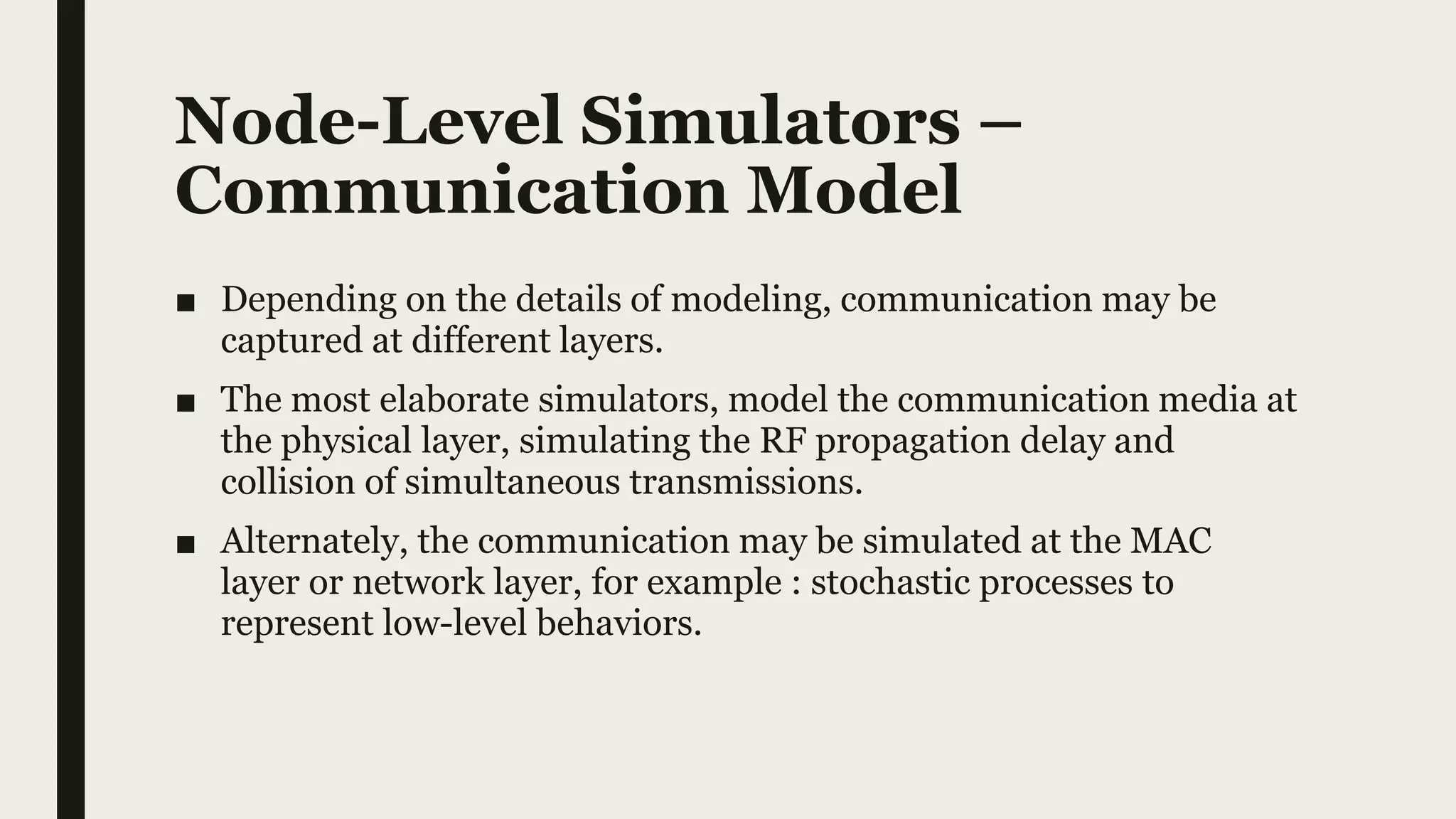 Node level simulators | PPTX