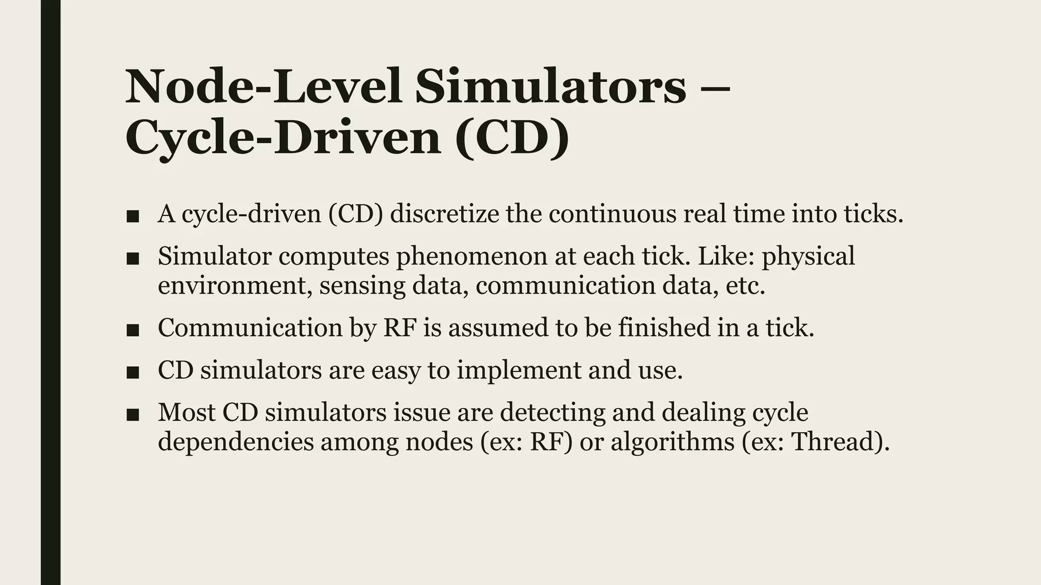 Node level simulators | PPTX
