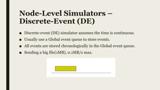 Node level simulators | PPTX | Internet of Things | Internet
