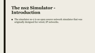 Node level simulators | PPTX | Internet of Things | Internet