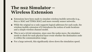 Node level simulators | PPTX | Internet of Things | Internet