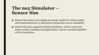 Node level simulators | PPTX | Internet of Things | Internet