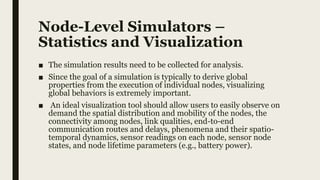 Node level simulators | PPTX | Internet of Things | Internet