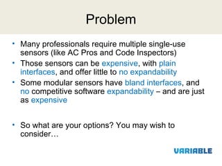 NODE+ Sensors: A Tutorial | PPT