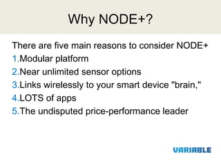 NODE+ Sensors: A Tutorial | PPT