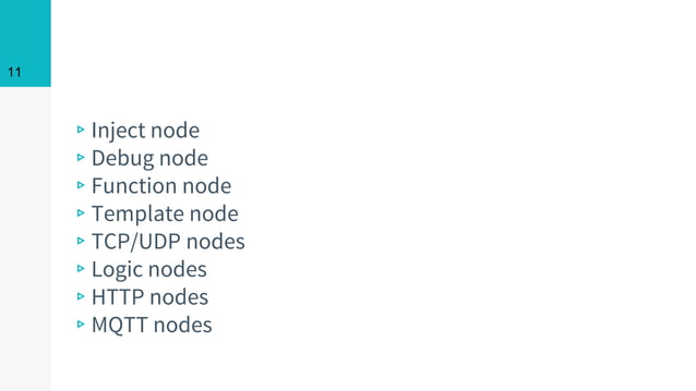 Node red workshop | PPTX | Internet | Computing