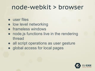 Budapest New Tech Meetup - node-webkit | PDF
