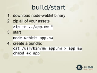 Budapest New Tech Meetup - node-webkit | PPT