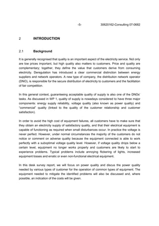 Benchmarking on Power Quality | PDF