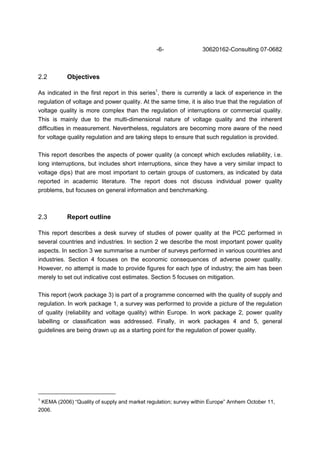 Benchmarking on Power Quality | PDF