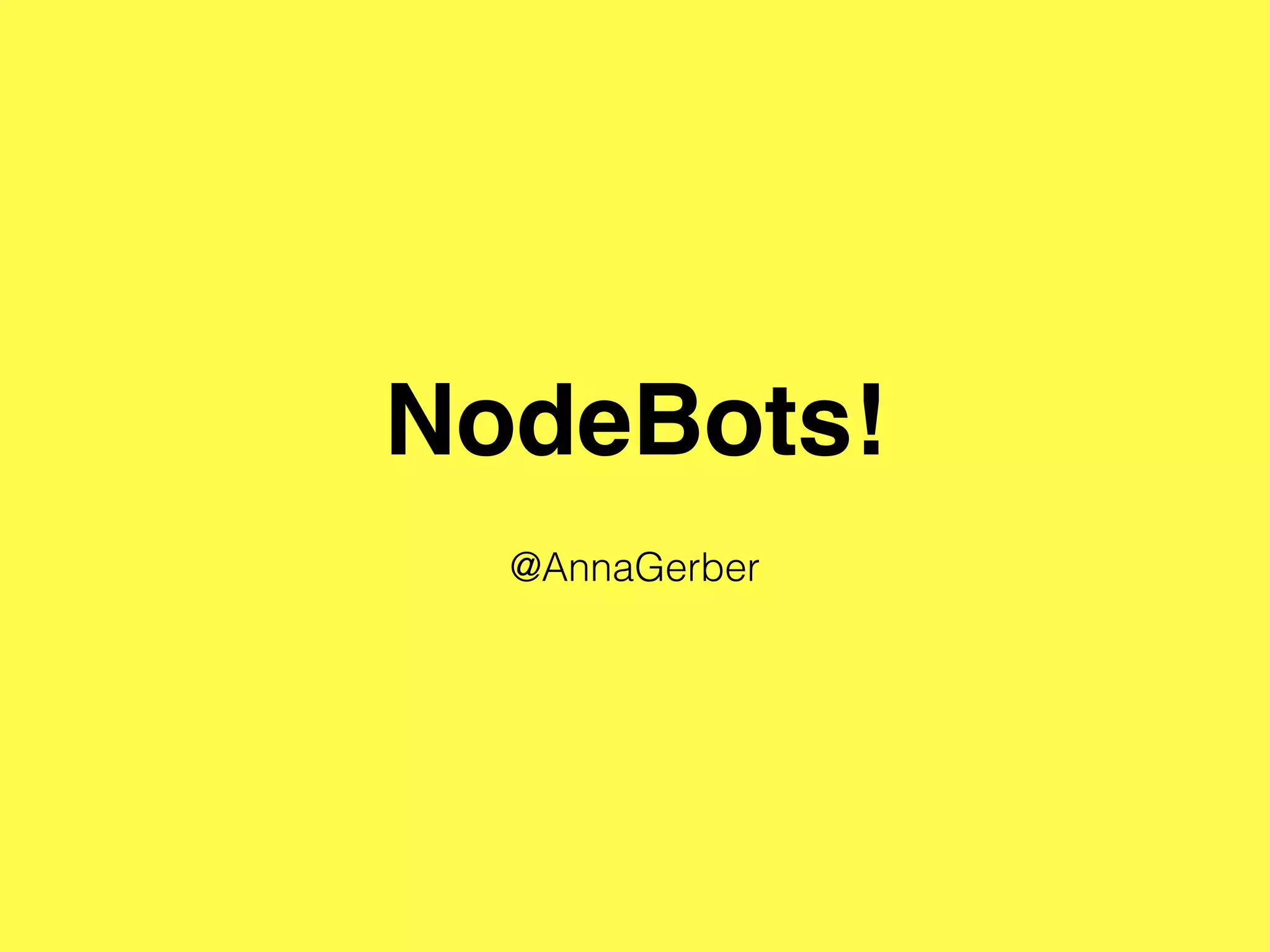 International NodeBots Day Brisbane roundup (BrisJS) | PPT