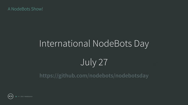 JavaScript Robotics: A NodeBots Show | PPT