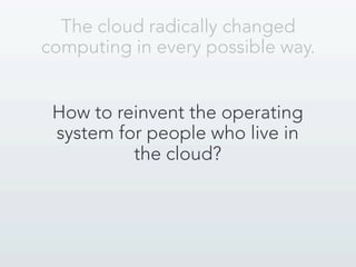 Building a Desktop for the Cloud | PDF