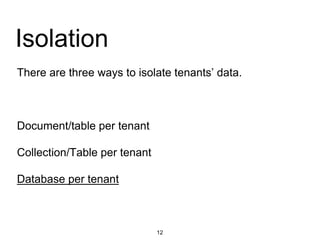 Building a Multi-tenanted SaaS with Node.js
