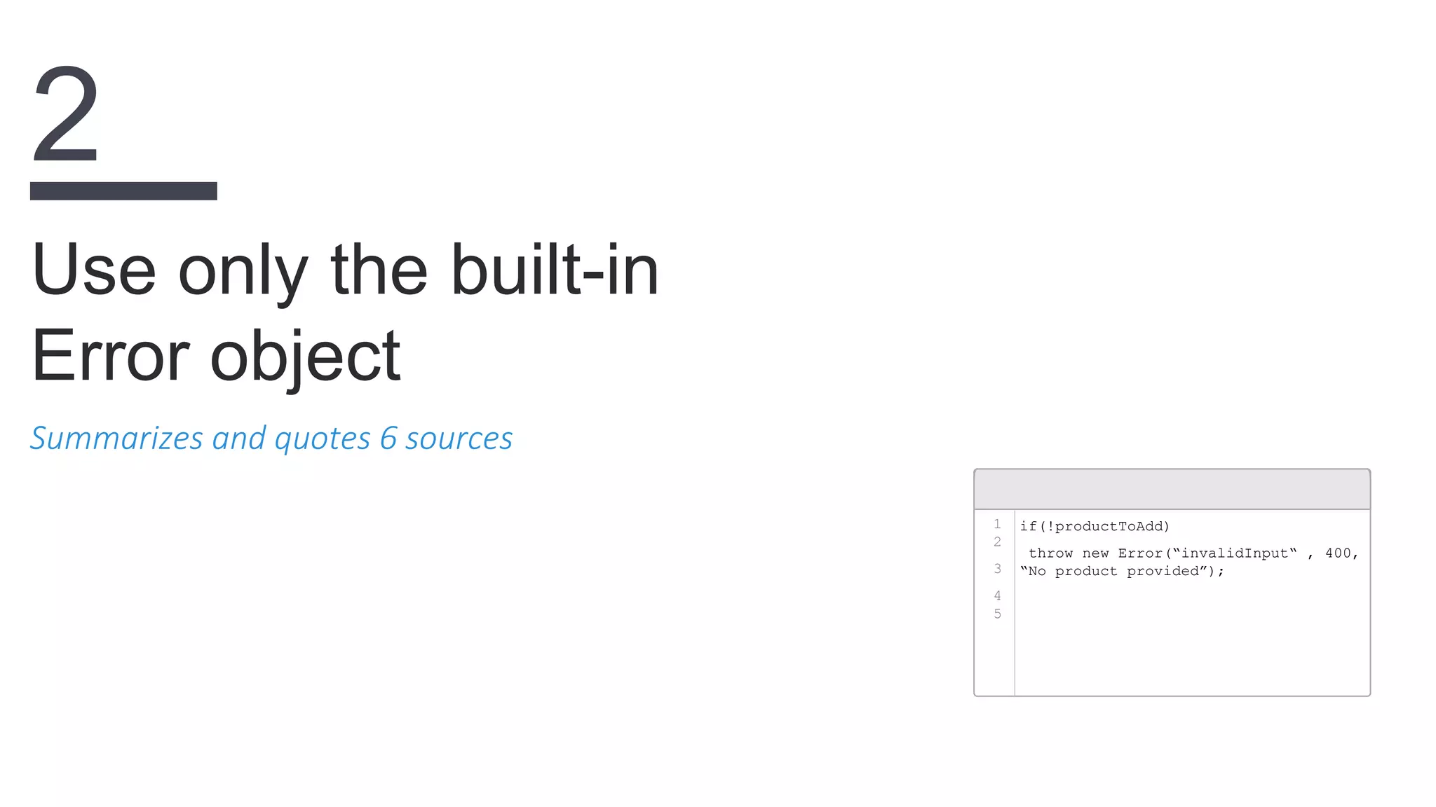 Nodejs Error Handling Best Practices Pptx Web Development Internet