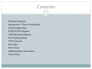 Node finder presentation | PPSX