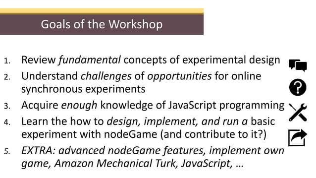 Synchronous Online Experiments With Nodegame Ppt