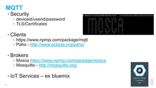 Node home automation with Node.js and MQTT | PPT