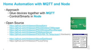 Node home automation with Node.js and MQTT | PPT