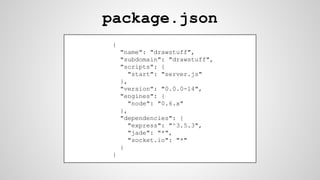 Into to Node.js: Building Fast, Scaleable Network Applications | PPT