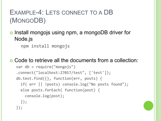 Introduction to Node.js