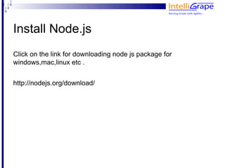 Node JS | PPT