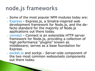 Nodejs | PPT