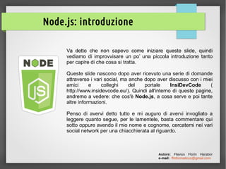 Node js: che cos'è e a che cosa serve? | PPT
