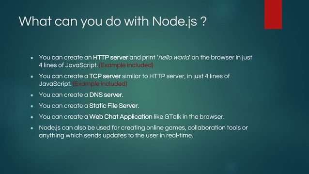 Nodejs | PPT