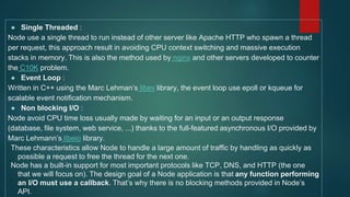 Nodejs | PPTX | Web Development | Internet
