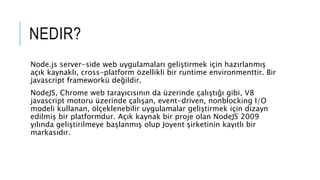 NodeJS Nedir | PPTX