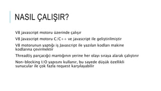 NodeJS Nedir | PPTX
