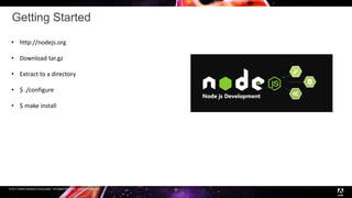 Node.Js: Basics Concepts and Introduction | PPTX