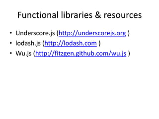 Nodejs functional programming and schema validation lightning talk | PPT