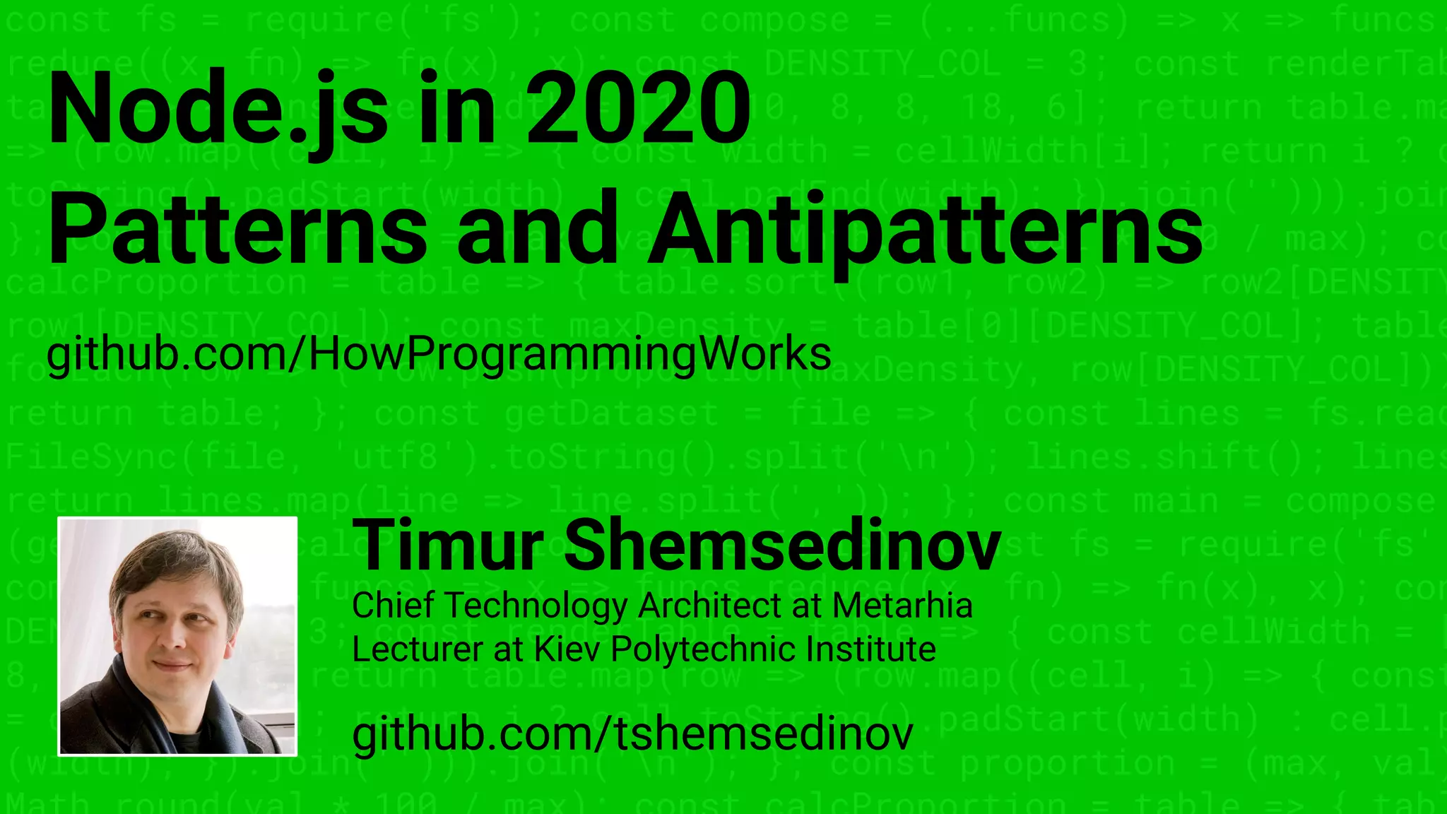 Patterns and antipatterns | PDF