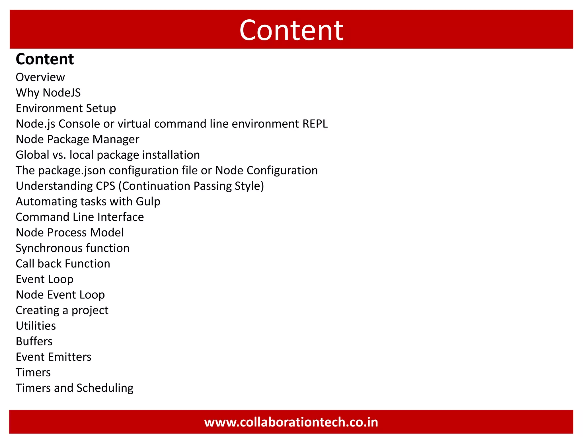 Introduction to Node.JS
