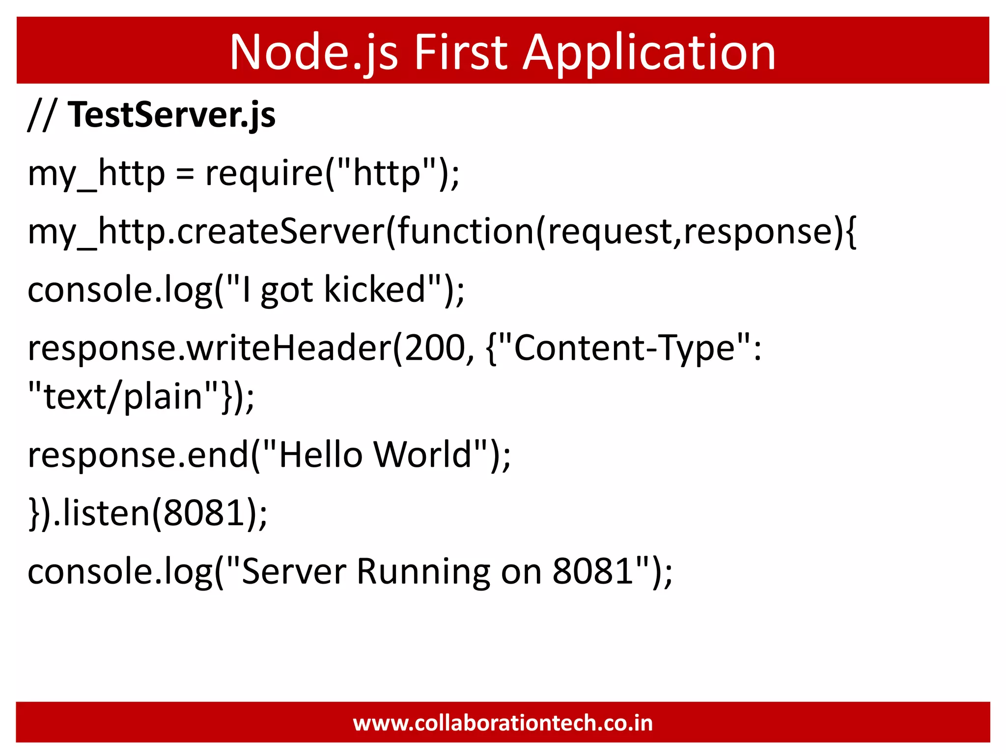 Introduction to Node.JS | Free Download