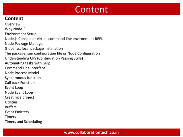 Introduction to Node.JS