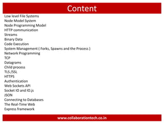 Introduction to Node.JS