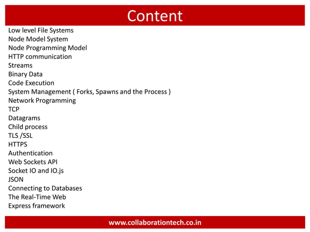 Introduction to Node.JS