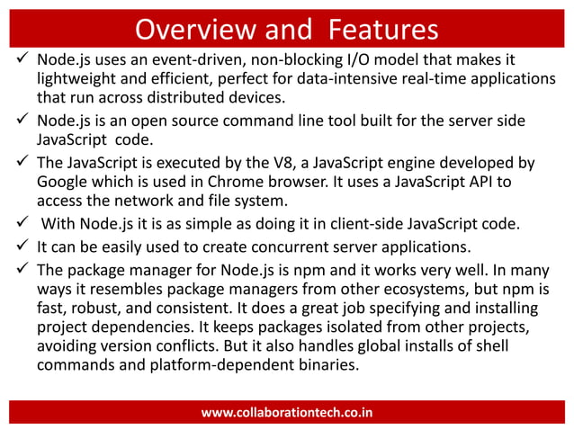 Introduction to Node.JS