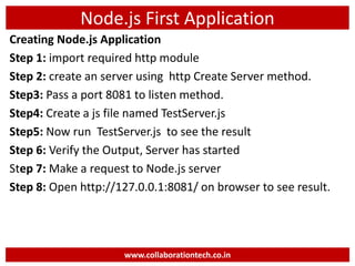Introduction to Node.JS