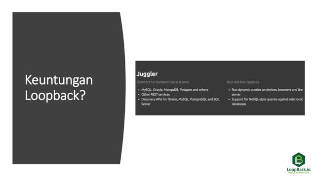 Nodejs & Loopback | PPTX